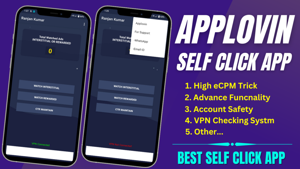 Applovin Self Earning App – Code4Make